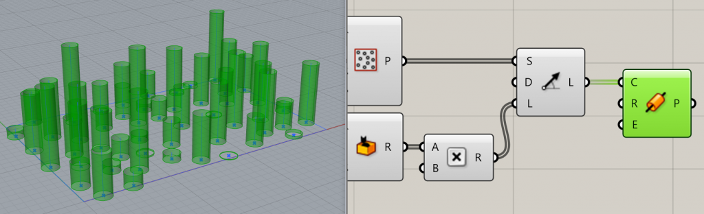 Rhino Grasshopper: Random Geometry Distribution - Horst Sondermann